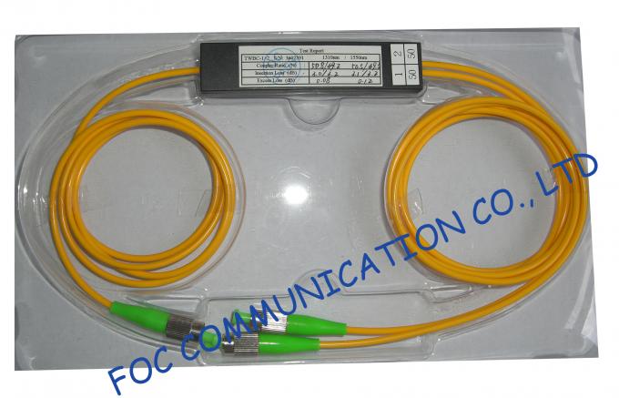 Compact Fused Biconical Taper FBT Coupler , optical fiber coupler for ...