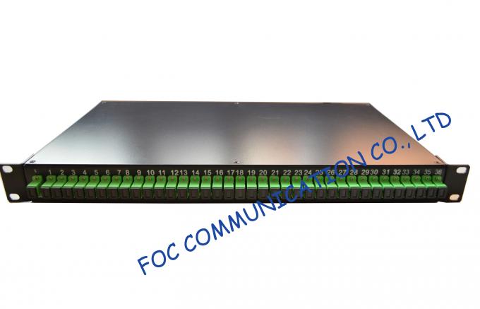 High Stability Fiber Optic Splitter 1 × 36 , Rack Mount Local Area ...