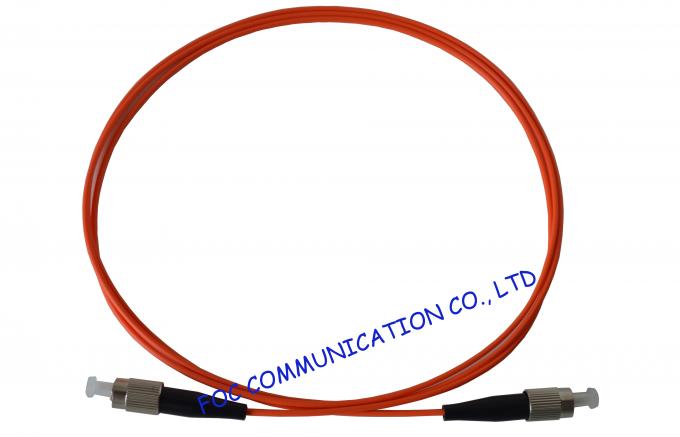 Singlemode LSZH Jacket Fiber Optic Patch Cord Simplex / Duplex FC / UPC