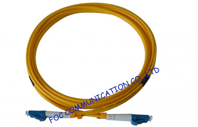 SC To LC SM Optical Fiber Patch Cord 9/125 Single Mode 3.0mm For WAN ...