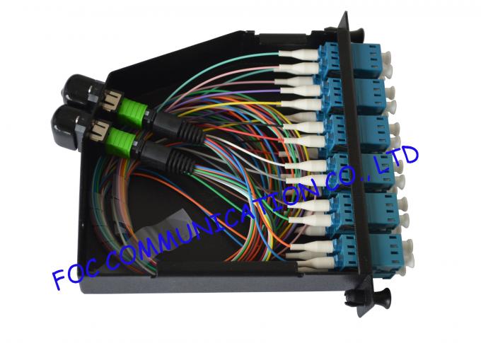 Fiber Optic Patch Panel 24Core MPO Cassette For Telecoms