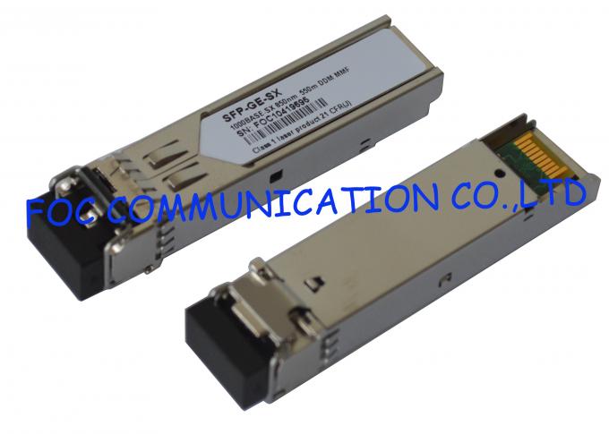 850nm SFP Optical Transceiver 10Gbps Multimode 300M For Fiber Network