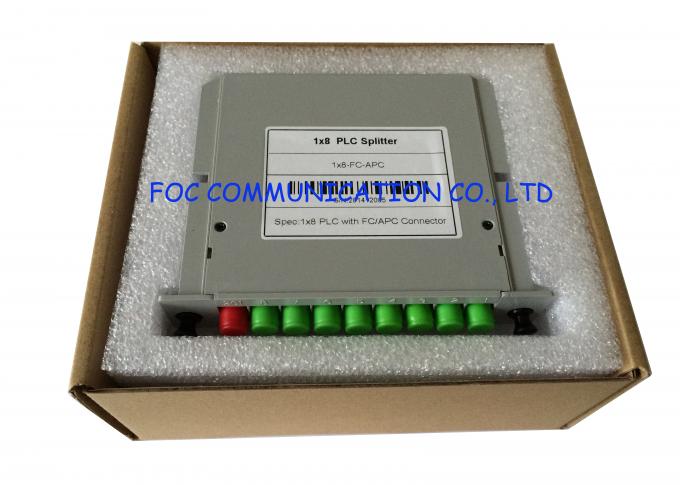 LGX Type Fiber PLC Splitter Rack Mount Cassette Box Type SC / UPC Low ...