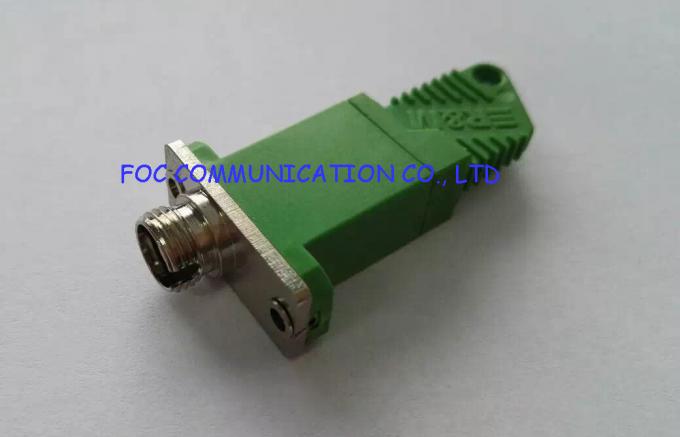 Low Insertion Loss Fiber Optic Adapter E2000 / APC - FC / APC Hybrid ...