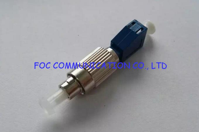 FC Male to LC Female Hybrid Fiber Optic Adapter , optical fiber coupler Telecom Use