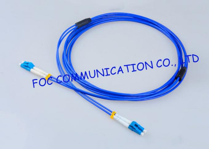 High Resistance Fiber Optic Patch Cord Armored LC - LC Duplex G.657A