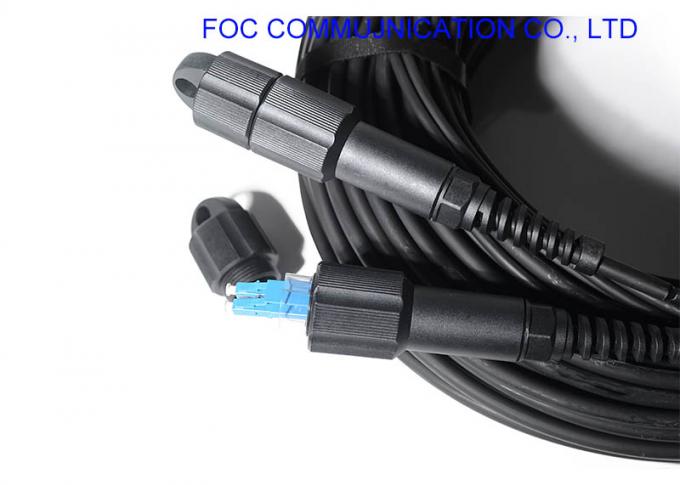 4 Core Duplex LC Connector PDLC Optical Cable Assembly