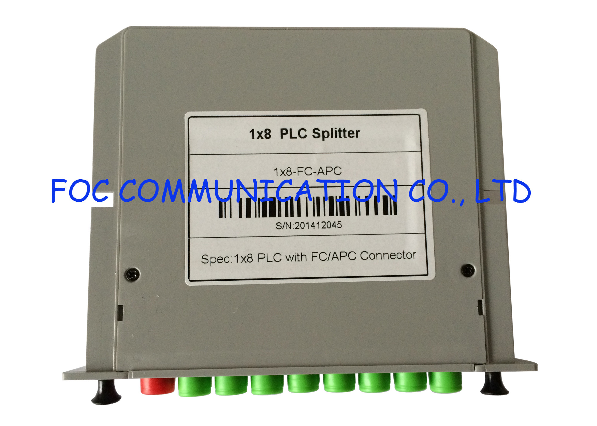 FC / APC Low Loss Splitter, Passive Rack Mount PLC Splitter Cassette ...
