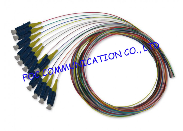 SM And MM Multi Colors fiber optic pigtail cables OEM Available 12 Pack
