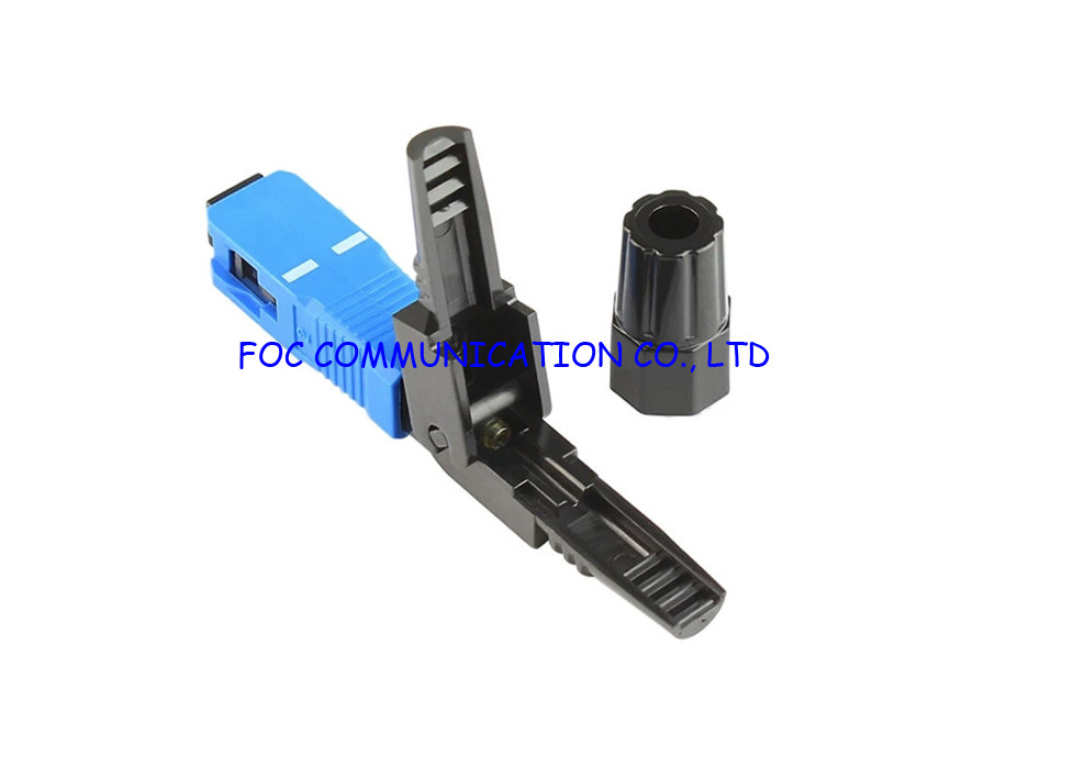 Simplex Cores SC UPC Quick Assembly Connector With Metal Housing