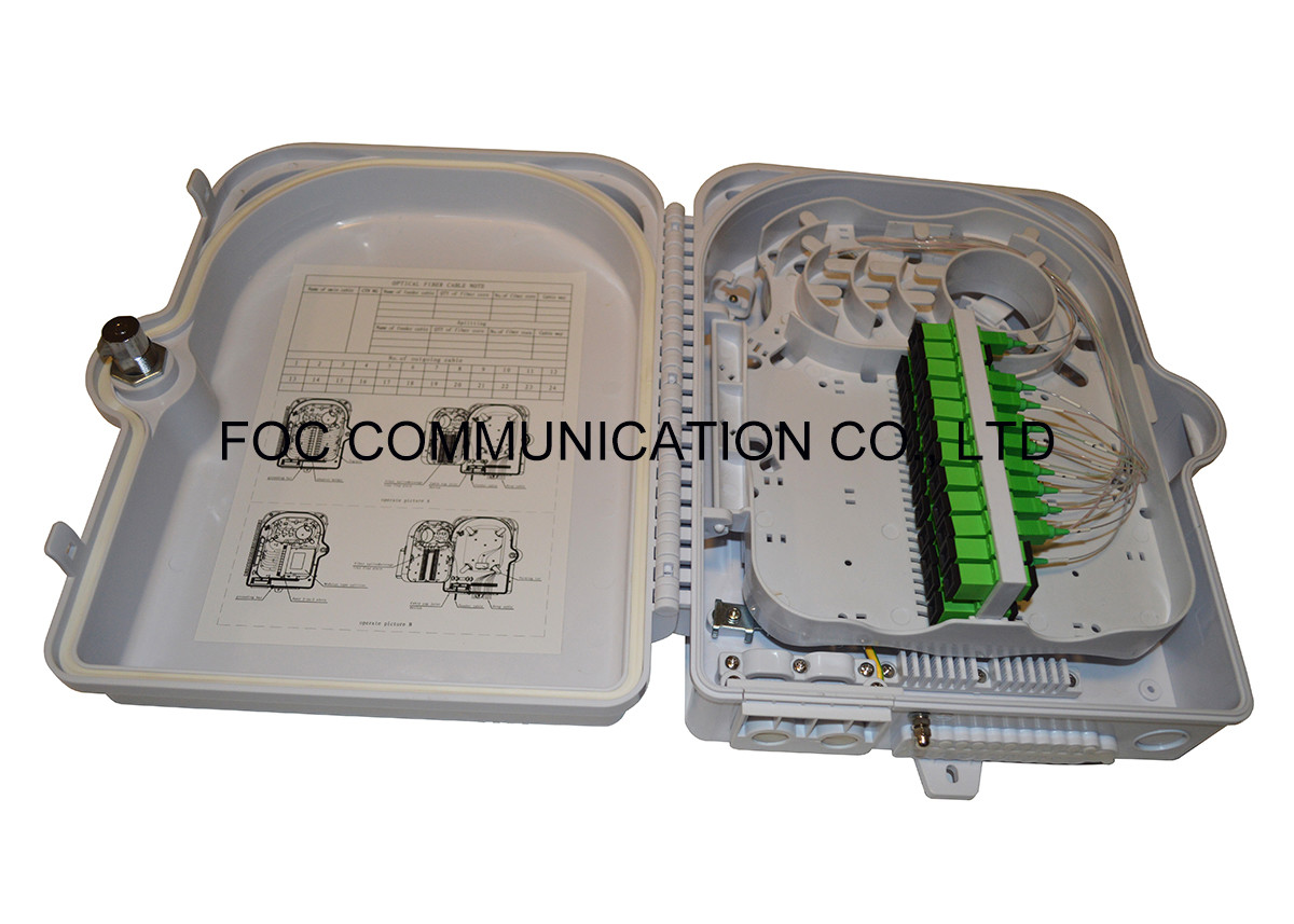 Fiber Splitter Termination Box 24 Core Fiber Optic Patch Panel With ...