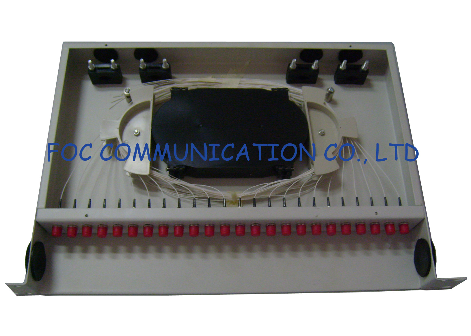 Fixed Full Loaded Adapters 24 port fiber patch panel / fc patch panel