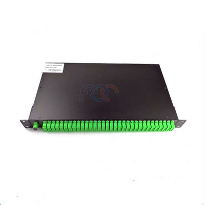 Rack Mount Fiber plc splitter module For Telecommunications , SC / UPC ...